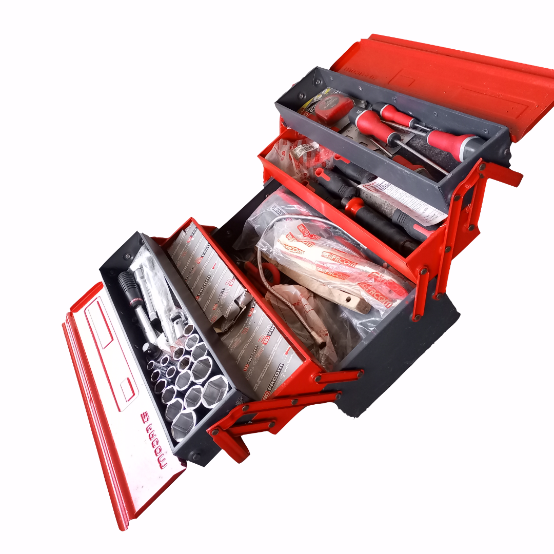 Mechanic's Hand Tools Box Set In Case FACOM
